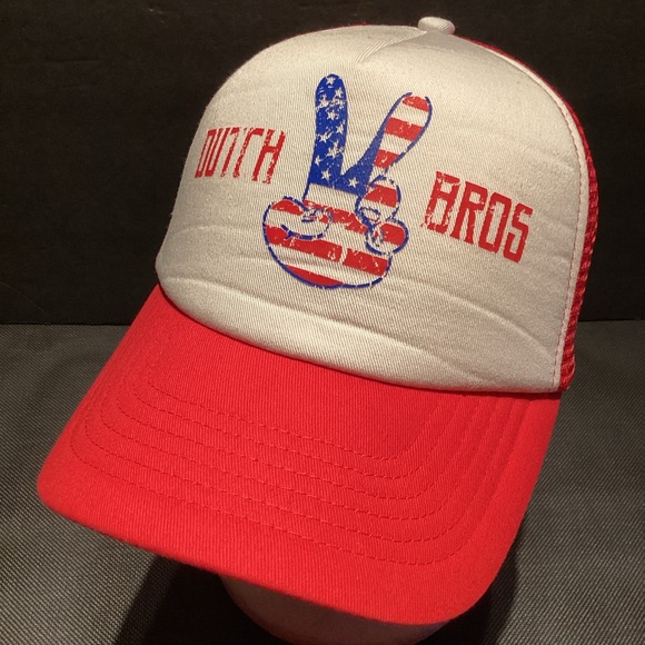 Accessories | Dutch Bros Coffee Peace Trucker Snapback Hat Hand Washed ...